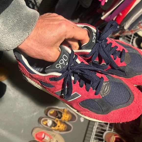 New Balance | Shoes | New Balance Mens Red And Blue Sneakers | Poshmark